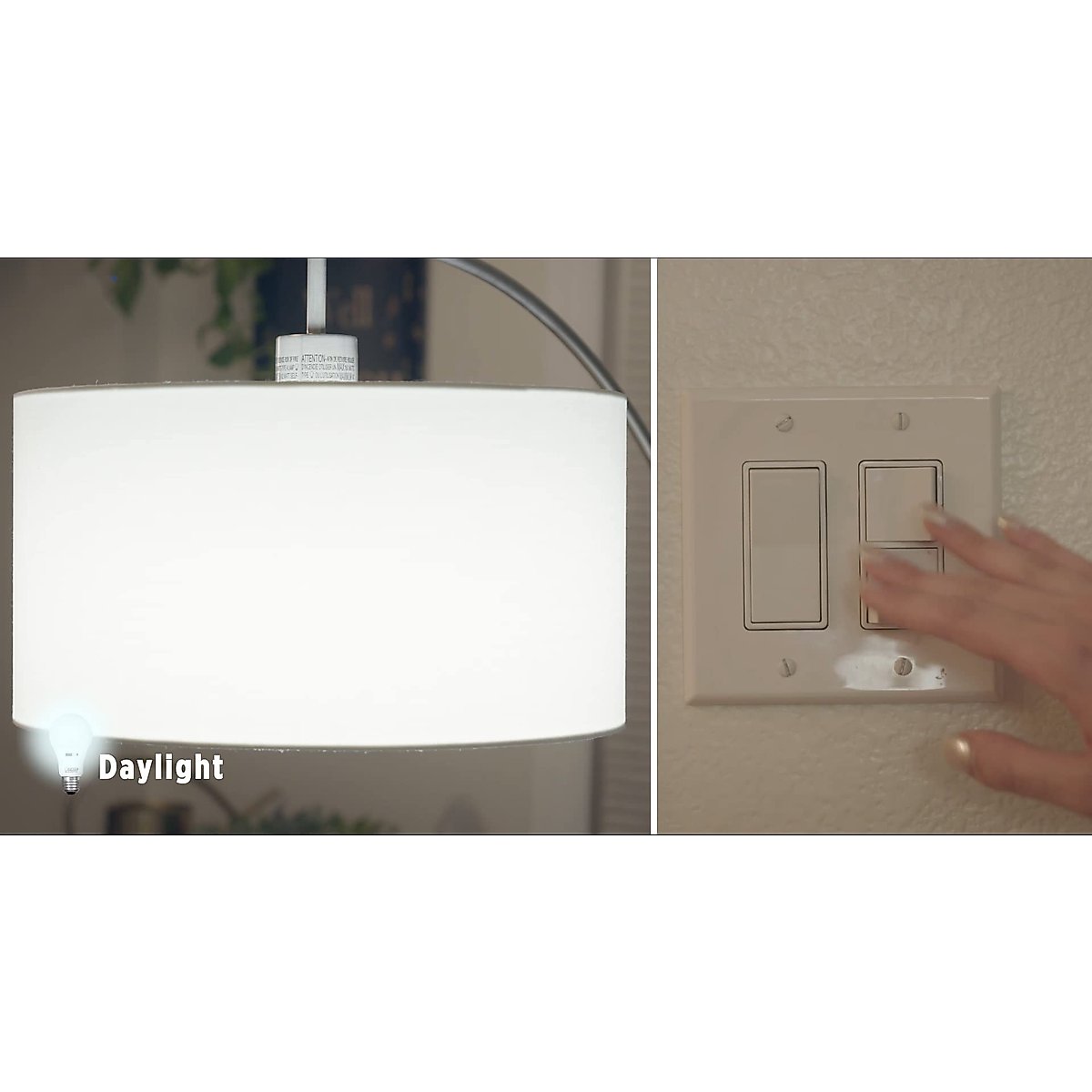 Feit Electric LED Three-Color Choice Intellibulb - A19 with an E26 Medium Base Light Bulb - 60W Equivalent - 15 Year Life - 750 Lumen - 2700K Soft White, 4000K Cool White and 5000K Daylight