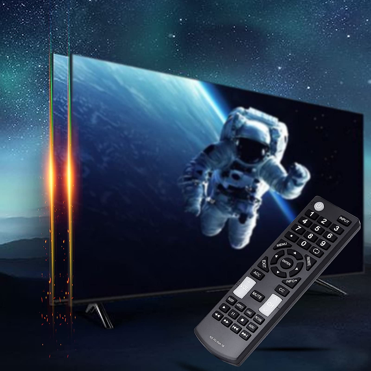 Universal for All Insignia TV Remote Control, LED LCD HDTV TVs