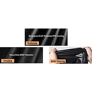 Homesicker Fire Pit Cover Square (31”L x 31”W x 24”H, Black)