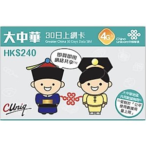 The Greatest China 30-Day Data SIM