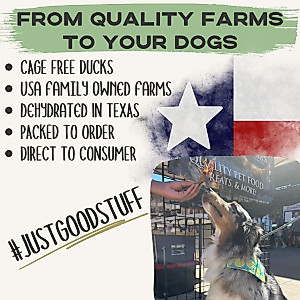 JACK'S PREMIUM Dehydrated Duck Feet Dental Dog Treat All Natural Chew Fully Digestible Made in USA - Source of Glucosamine and Chondroitin for Joints