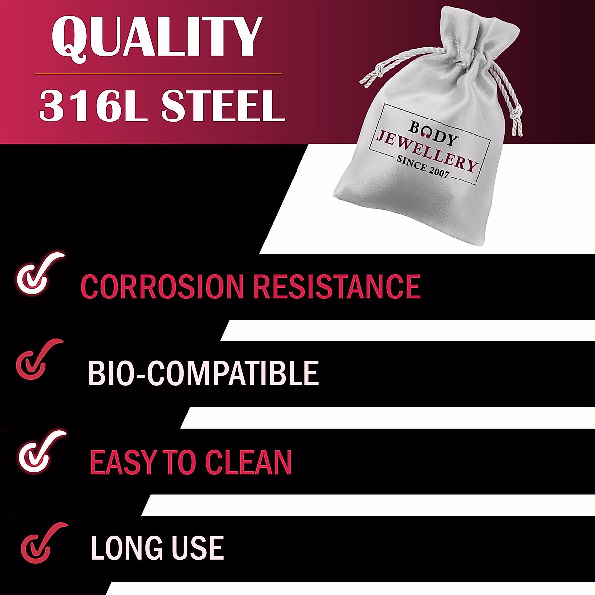 bodyjewellery 2pcs 14g Implant Grade Surgical Steel Double Crystal Short Navel Belly Button Ring 6mm1/4 14 gauge pick color(s)