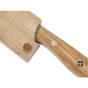 Proposed Value: Mercer Culinary Premium Grade Super Steel, 5-Inch Bar Knife, Spalted Maple Handle/Saya Cover