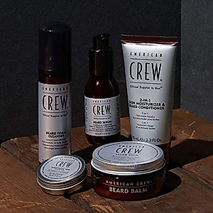 American Crew Beard Conditioner Serum, Conditioning Oil Blend for a Soft, Shiny & Smooth Beard, 1.7 Fl Oz