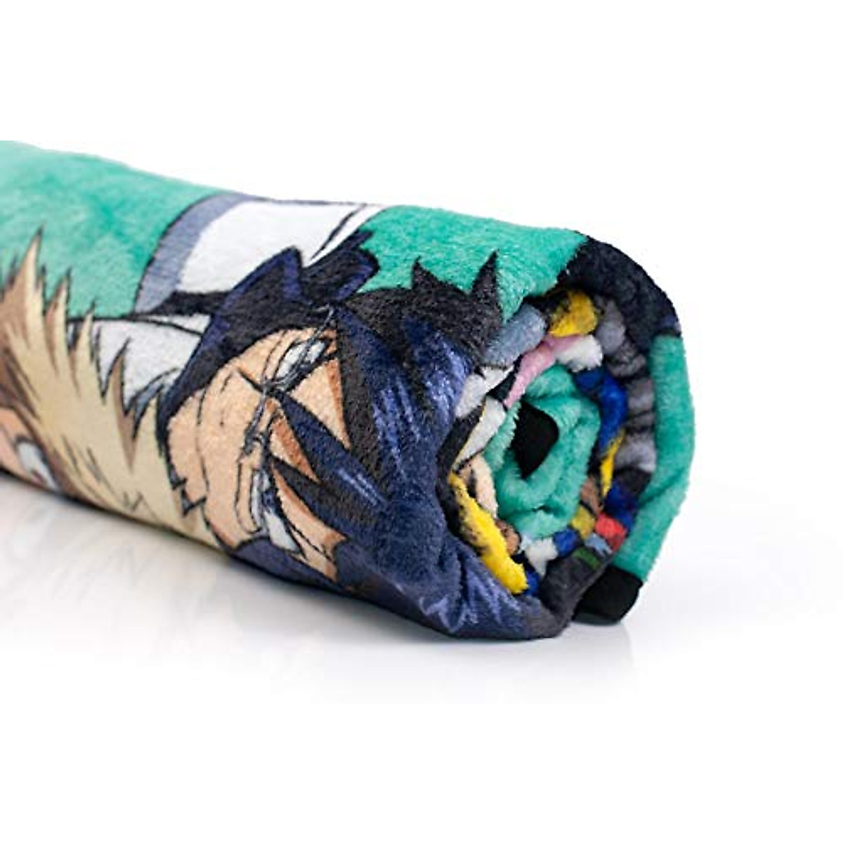 JUST FUNKY My Hero Academia U.A. Academy Heroes Large Anime Fleece Throw Blanket | Official My Hero Academia Throw Blanket | Collectible Anime Throw Blanket | Measures 60 x 45 Inches