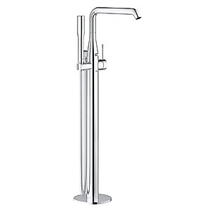 GROHE 2349100A Essense Single-Handle Freestanding Bathtub Faucet with Handheld Shower, Brass, Starlight Chrome