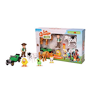 La Granja de Zenon Adventure Action Figures Set, 7 Collectible Action Figures, Toys for Kids