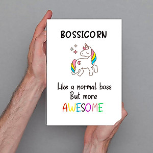Dapofajo Boss Card, Appreciation Card for Boss, Birthday Card for Boss, Gift for Boss, Happy Boss's Birthday Card