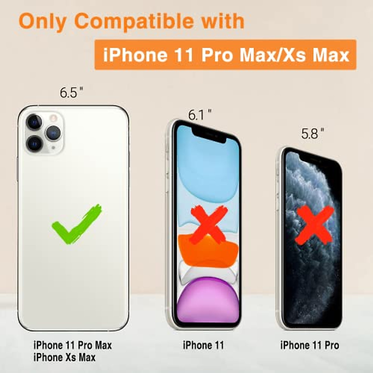 ZENEE Battery Case for iPhone 11 Pro Max/Xs Max, 7000mAh Slim Portable Protective Charger Case Extended Battery Charging Case for iPhone 11 Pro Max and iPhone Xs Max (6.5 inch), Black