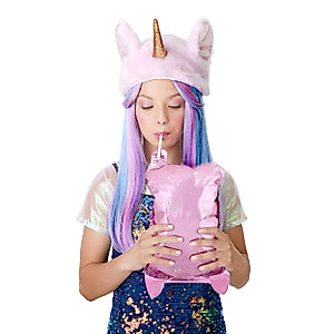 MGA Entertainment Na! Na! Na! Surprise 2-in-1 Fashion Doll & Plush Pom with Confetti Balloon Unboxing, Multicolor (Styles May Vary)