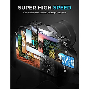 SABRENT Rocket V60 512GB SD UHS-II Memory Card R270MB/s W170MB/s (SD-TL60-512GB)