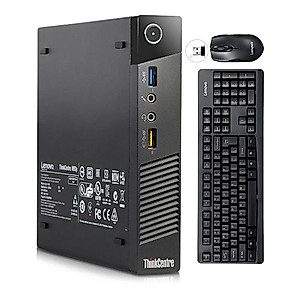 Lenovo ThinkCentre M93P Tiny Mini Business Desktop Computer, Intel Quad Core i7 4785T Upto 3.20 GHz, 16GB RAM, New 1TB SSD, WiFi,BT, VGA, DP Port, HDMI, Windows 10 Pro (Renewed)