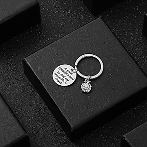 Weewooday Teacher Appreciation Present for Women Makeup Bag Keychain for Teacher for 2024 Graduation