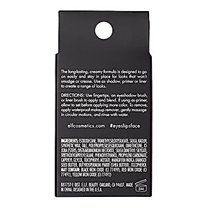 e.l.f. No Budge Cream Eyeshadow, 3-in-1 Eyeshadow, Primer & Liner With Crease-Resistant Color & Stay-Put Power, Vegan & Cruelty-Free, Plateau