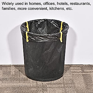 MECCANIXITY Garbage Bin Clip Kitchen Trash Can Waste Basket Garbage Bin Clamp Non-Slip Clip Clamp Yellow, Pack of 20