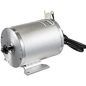 VEVOR Brushless Motor Kit, 2KW 48V 42A Brushless Motor Kit High Speed 4300RPM Electric Scooter Motor w/Mounting Bracket, Go Kart Motor for Bicycle Motorcycle, Speed Controller, Throttle, E-Bike