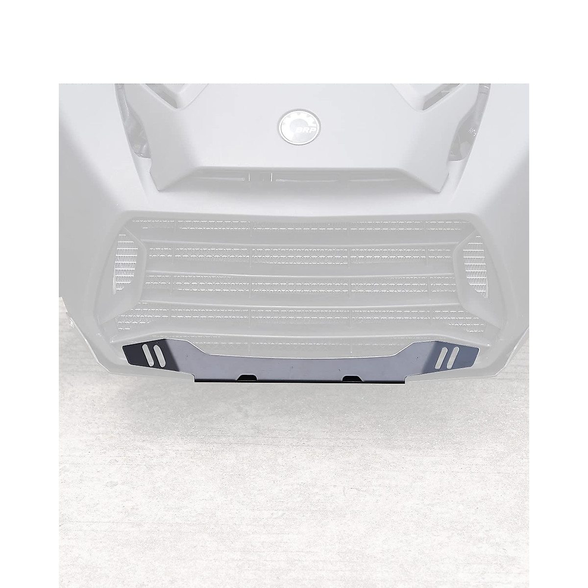 Ryker Aluminum Radiator Protector Plate for Can Am Ryker All Models Accessories,A & UTV PRO Front Bump Lip Lower Protector Skid Plate,Black Replace OEM # 219400999