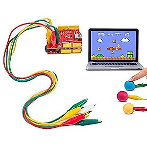 SunFounder FruitKey USB Keyboard DIY Starter Kit Gamepad Control Handle DIY Computer Keyboard, Worked with PC Mac OS X Raspberry Pi for Arduino Uno R3 Leonardo