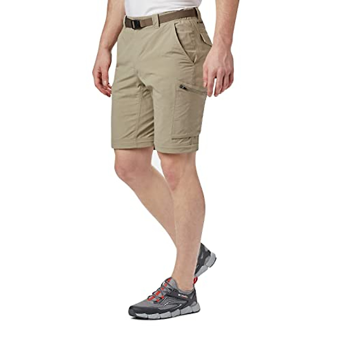 Columbia Men's Silver Ridge Convertible Pant, Breathable, UPF 50 Sun Protection, Tusk, 34x32