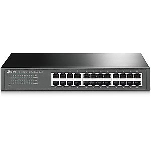TP-Link 24 Port Gigabit Ethernet Switch | Desktop/ Rackmount | Limited Lifetime Protection (Renewed)