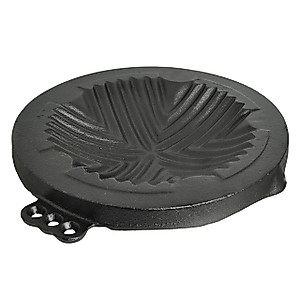 Korean Traditional Cast Iron Mongolian BBQ Grill Pan Stovetop, 11-1/2 Inches x 2 Inches (29cm)