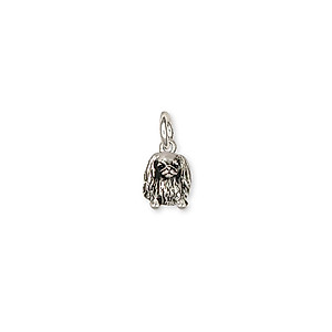 Esquivel and Fees Pekingese Jewelry Sterling Silver Pekingese Charm Handmade Dog Jewelry PK9-C