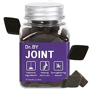 DOCTOR BY Joint for Dog and Puppy Hip & Joint Health Supplements for Dogs with Whey Protein Isolate and Boswellia - 70 Duck Flavored Soft Chews