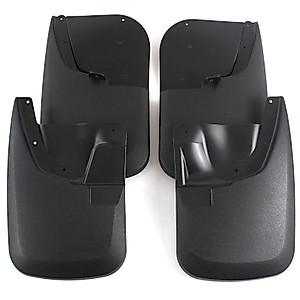 Red Hound Auto Heavy Duty Molded Mud Flaps Compatible with Ford Super Duty F250/F350 2011-2016 Mud Guards Splash Front & Rear 4pc Set (for Trucks without Fender Flares)