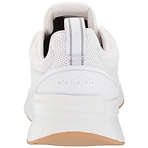 adidas Men's Racer TR21 Running Shoe, White/White/Grey, 10