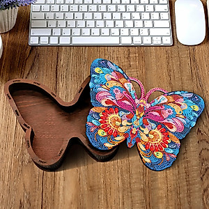 ARTopet DIY Diamond Art Painting Jewelry Box Diamond Art Large Capacity Organizer Storage Box Special Shaped Crystal Rings Necklace Bracelet Gift Case for Women Girls Desktop Ornament-01