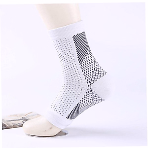 3pair Plantar Fasciitis Support Socks Men Women Sleeves for Weak Ankles Arches Heels - Pain Relief Night Splint Sock
