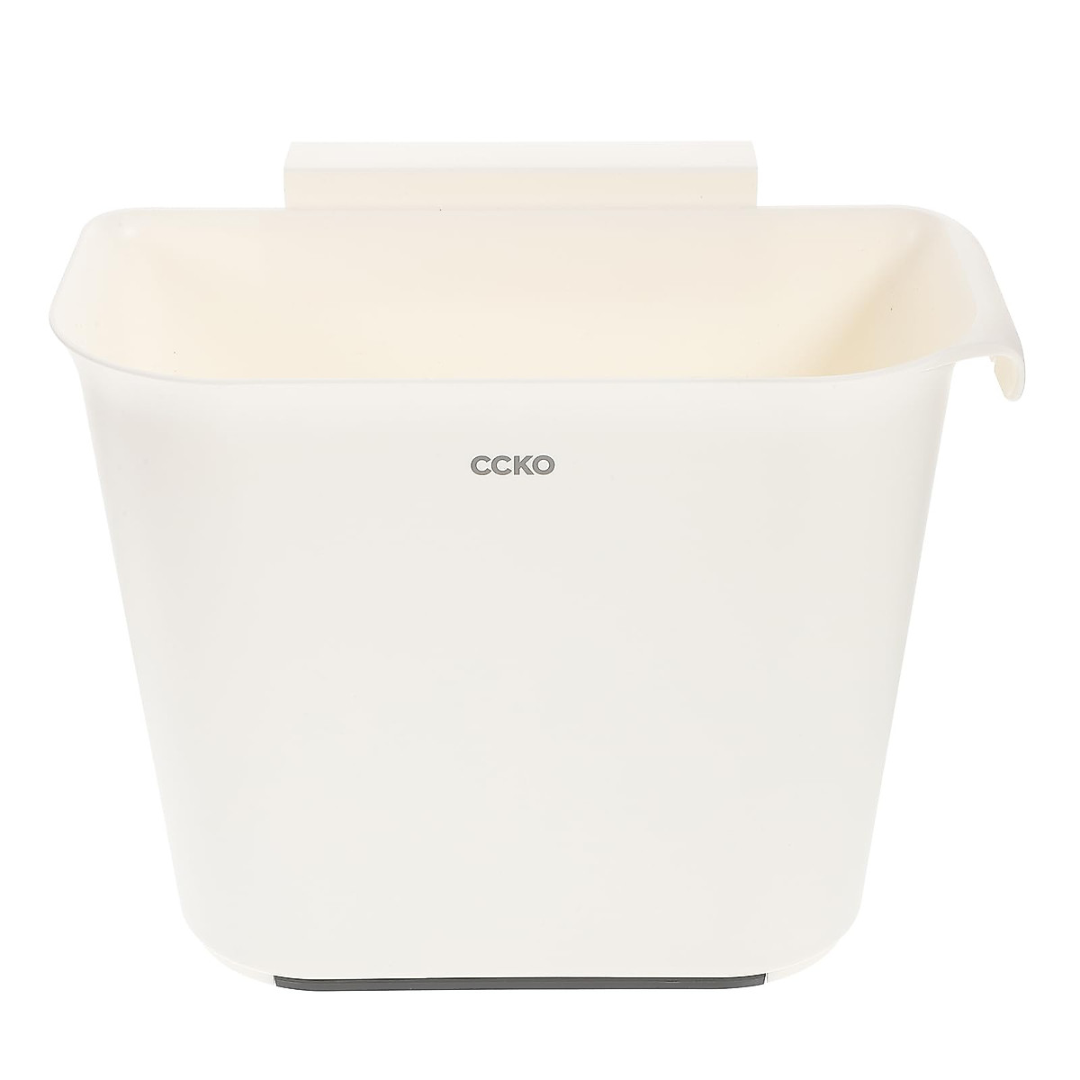 Angoily Kitchen Cabinet Trash Bin, Green, Plastic, Open-Top, Hanging Design, 10-Inch