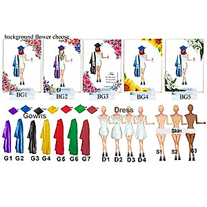 Custom Graduation Gift for Her ， Personalized Graduation Keepsake Print，Personalized Gift， High School ，College ， Medical School ，Grad Gift (6 * 8 inch)