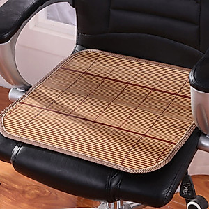 GEORPE Chair Pads Summer Household Bamboo Seat Pad Cool Car Seat Cushion Sofa Non-Slip Mat Modern Home Office