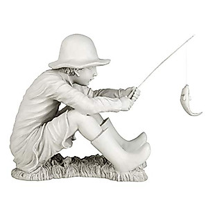 Design Toscano Gone Fishing Fisherman Statue