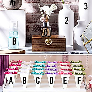 8 Sheets Self Adhesive Vinyl Letters Numbers Kit, Mailbox Numbers Sticker for Mailbox, Signs, Window, Door, Cars, Trucks, Home, Business(2 Inch,Black)