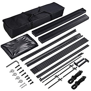 Instahibit 150" 16:9 HD Detachable Projector Screen Portable Fast Folding Outdoor Movie Theater Camping Stand Carry Bag