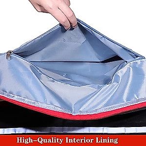 WEXIO Padded Car Seat Bags for Air Travel，Waterproof Infant Carseat Bag for Airport， fit for Evenflo Maxi Cosi Britax Graco Chicco Cybex Diono Nuna Peg Doona (Black and Gray)