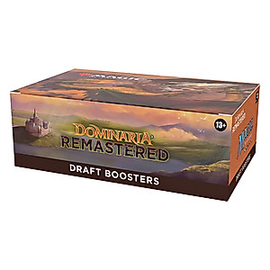 Magic The Gathering Dominaria Remastered Draft Booster Box | 36 Packs (540 Magic Cards)