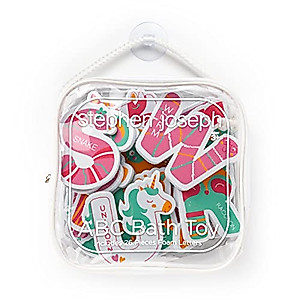 Stephen Joseph, Floating ABC Foam Bath 35-Piece Toy Set, (SJ1148), Small, Pink