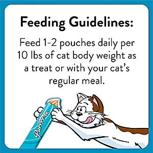 Temptations Creamy Puree Lickable Cat Treats - 32 Pouches Squeezable Cat Topper Snacks Variety Bundle 2 Pack (Chicken & Salmon 0.425 Each Pouch)