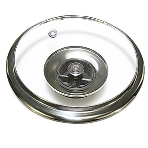 First4spares Replacement Vented Saucepan Lid, Clear, 6 x 12 x 12 cm