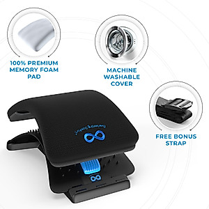 Back Stretcher for Lower Back Pain Relief - Get Spine Decompression & Back Decompression with This Adjustable Back Stretching Device - The Ultimate Back Pain Relief Products - Everlasting Comfort