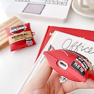 N/W Air pod 1/2 Case,YAKFX Fashion Crewma Animation Design, Interesting Luxurious and Soft Silicone tective Shell, Suitable Air pod 1/2 Case (Jacklink’s)