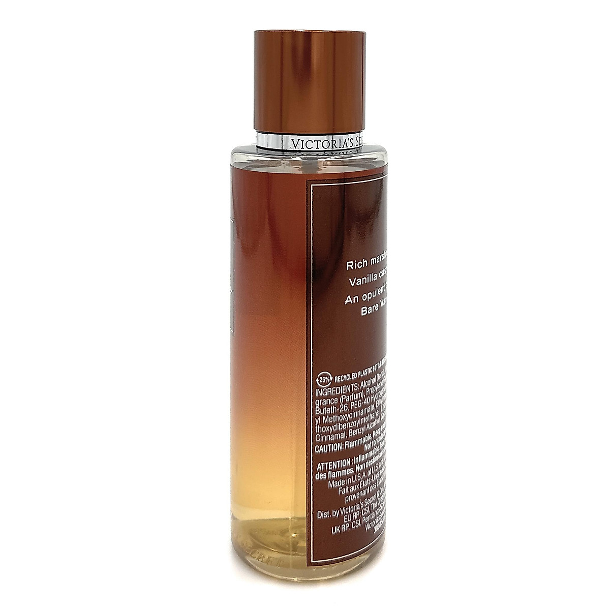Victoria's Secret Bare Vanilla Luxe Fragrance Mist, Orange, 8.40 Fl Oz (Pack of 1), 8.4 fluid_ounces
