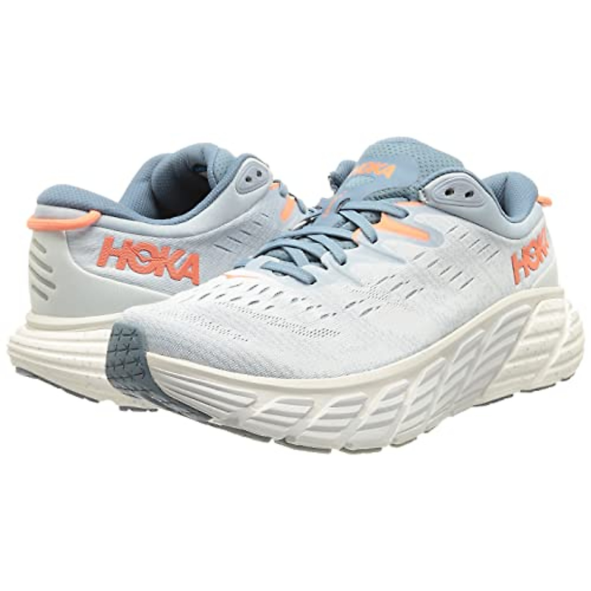 HOKA ONE ONE Women's Running Shoes, Blue Fog Plein Air, 8.5