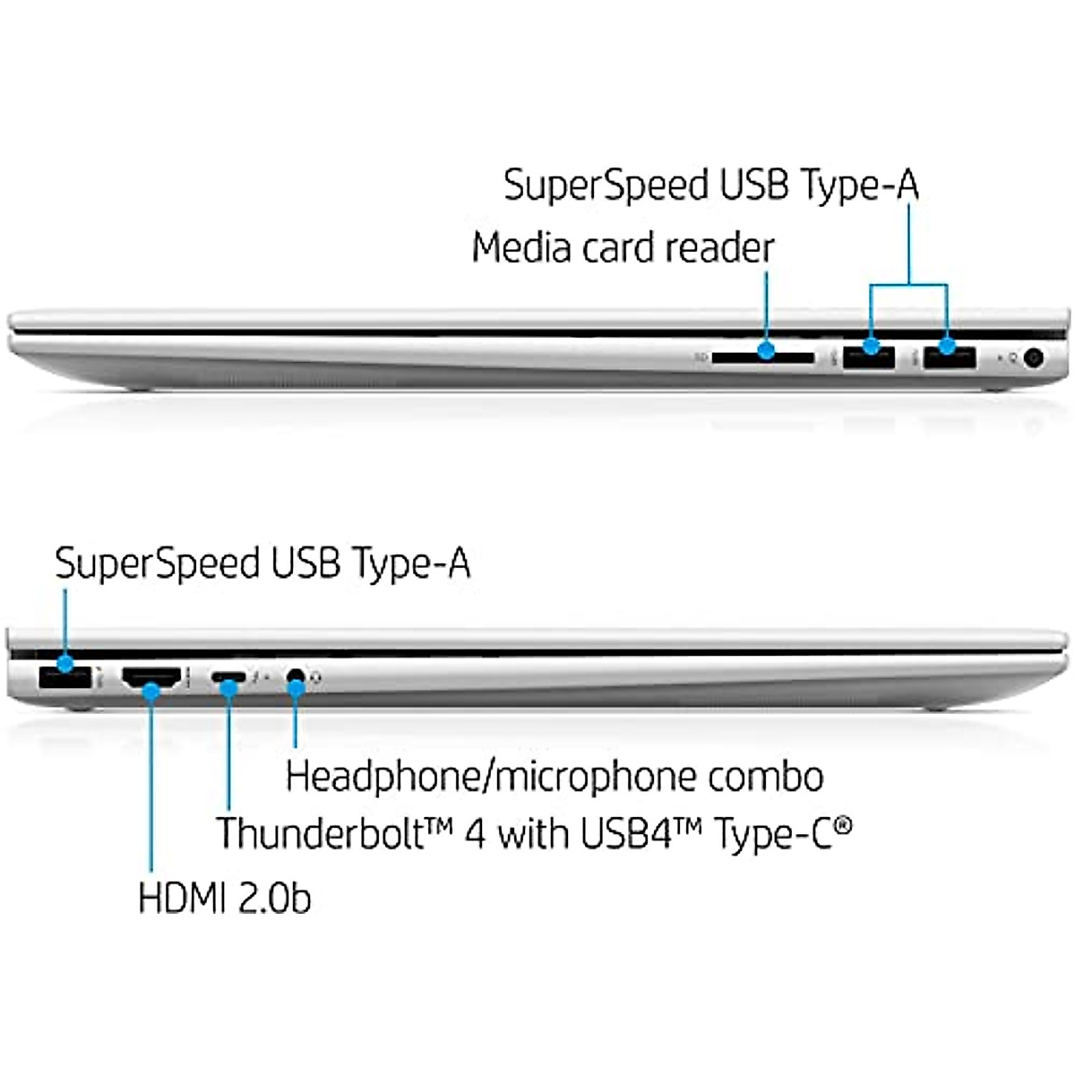 HP 2023 Envy Laptop 17.3" FHD IPS Touchscreen 10-Core 12th Intel i7-1255U Iris Xe Graphics 64GB DDR4 4TB SSD Thunderbolt 4 Wi-Fi 6E Backlit Keyboard w/ FP Reader Windows 11 Pro w/ RATZK 32GB USB