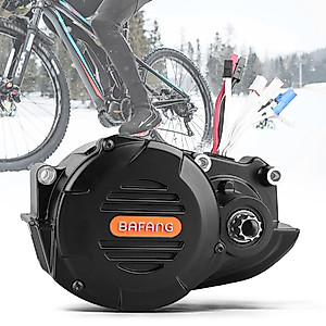 HALLOMOTOR M620 G510 48V 52V 1000W Mid Drive eBike Motor Electric Cargo Bicycle Conversion Kit with DPC18 Display (M620 48V1000W for Mouting Bike, UART)