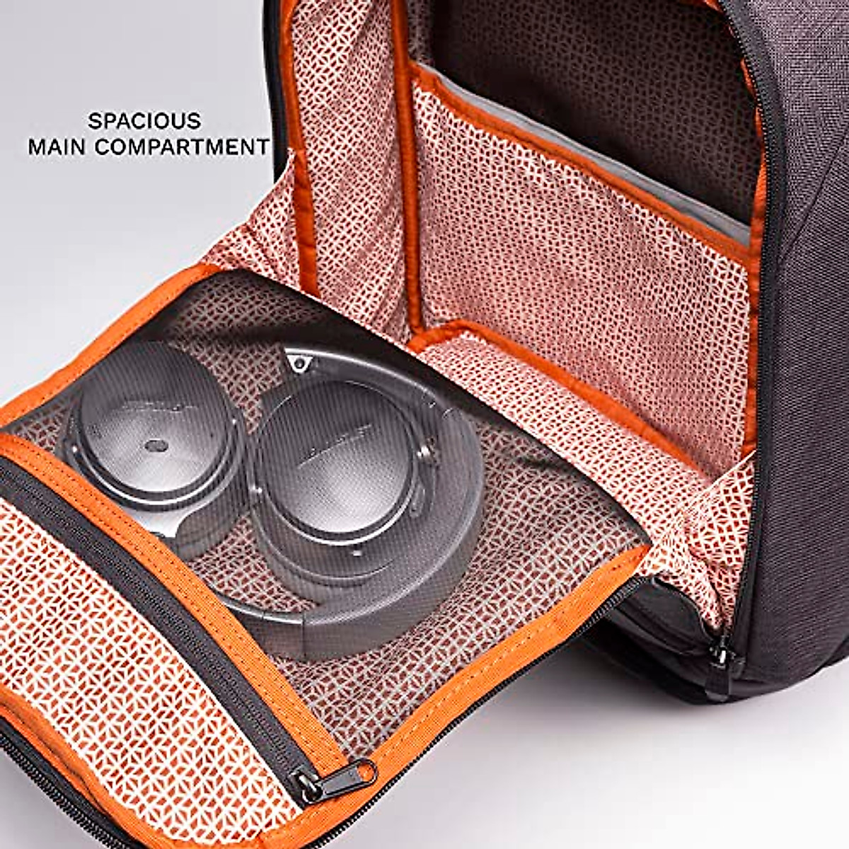 Knack Series 1 Laptop Backpack Fits up to 15 Inch - Knack Bags Carry-On Backpack, TSA Approved, Expandable Travel Backpacks (Stealth Black, Medium)