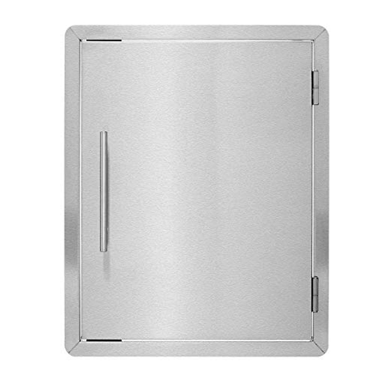 Adir Outdoor Kitchen Grill Access Doors - 17⅞" Stainless Steel Single BBQ Door with Magnetic Lock and Towel Holder, Rust Resistant for Long Life Expectancy